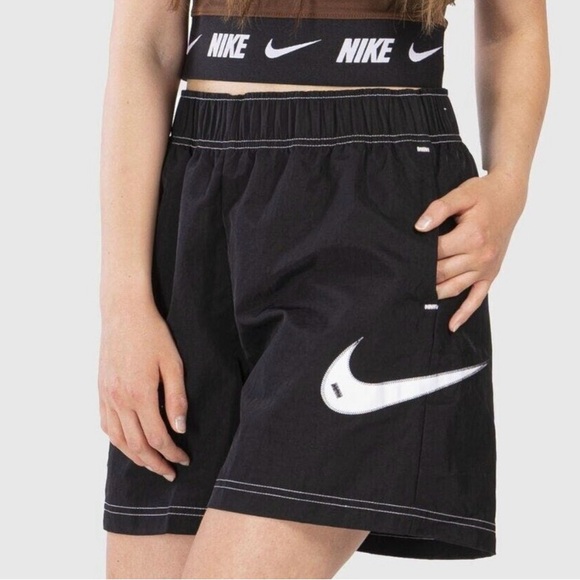 Nike | Shorts | Nwt Nike Easy Swoosh Woven High Rise Loose Fit Athletic ...